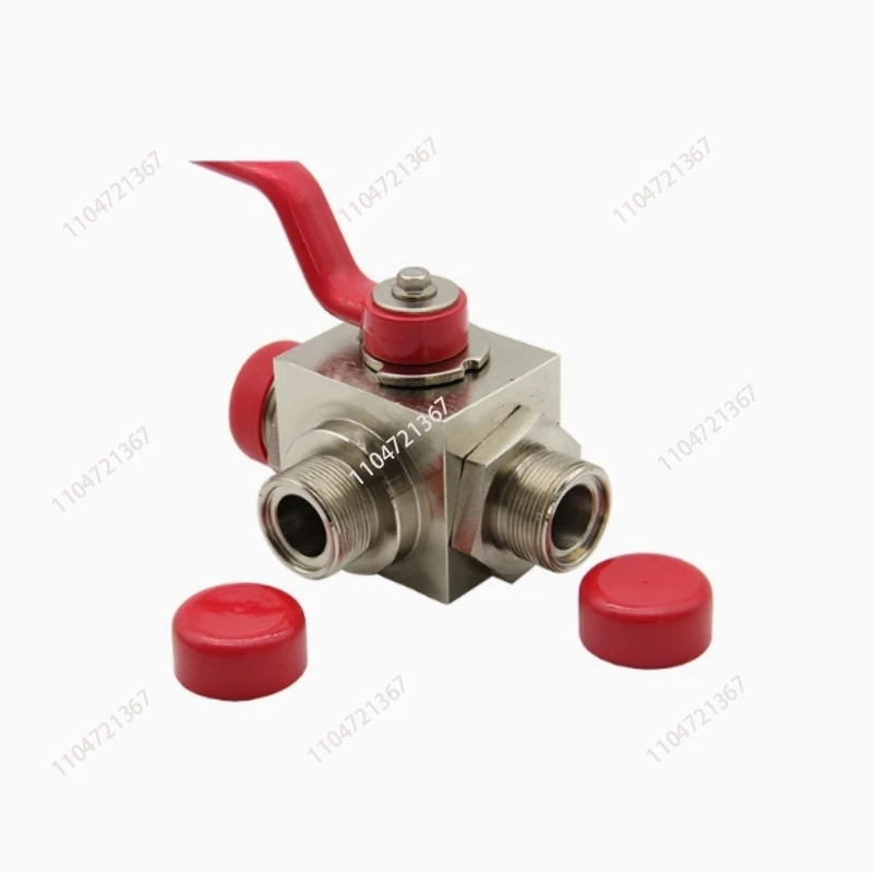 1pcs High pressure hydraulic two-position three-way ball valve KHB3K ...