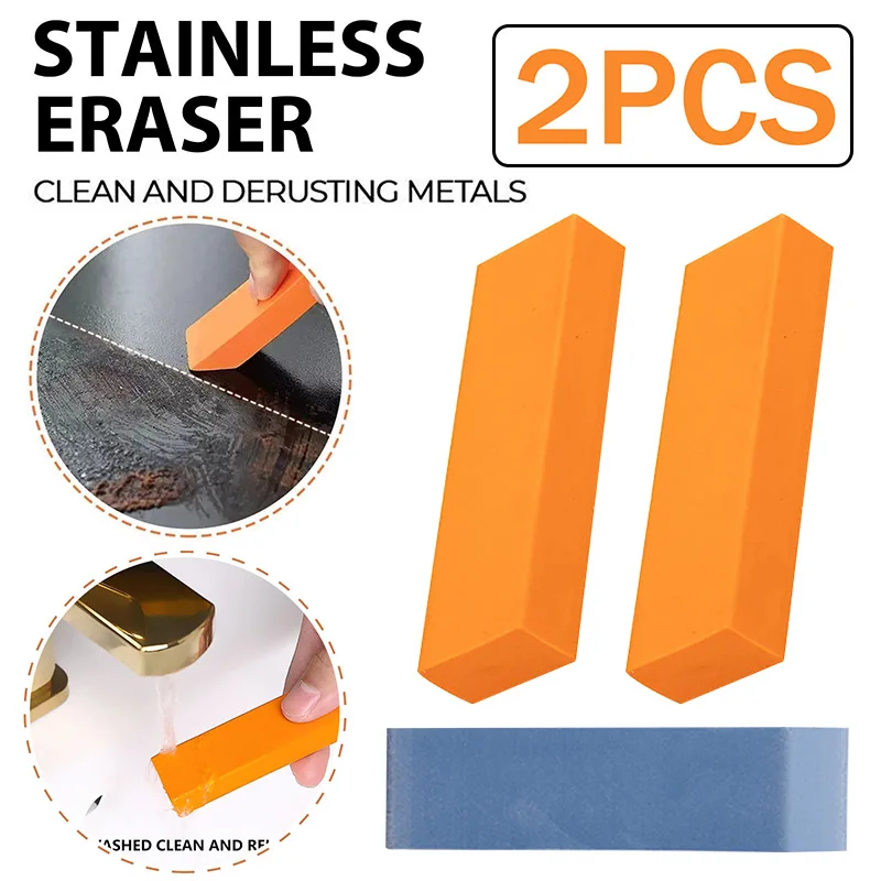 1-2PCS-Easy-Limescale-Eraser-Bathroom-Glass-Rust-Remover-Rubber ...