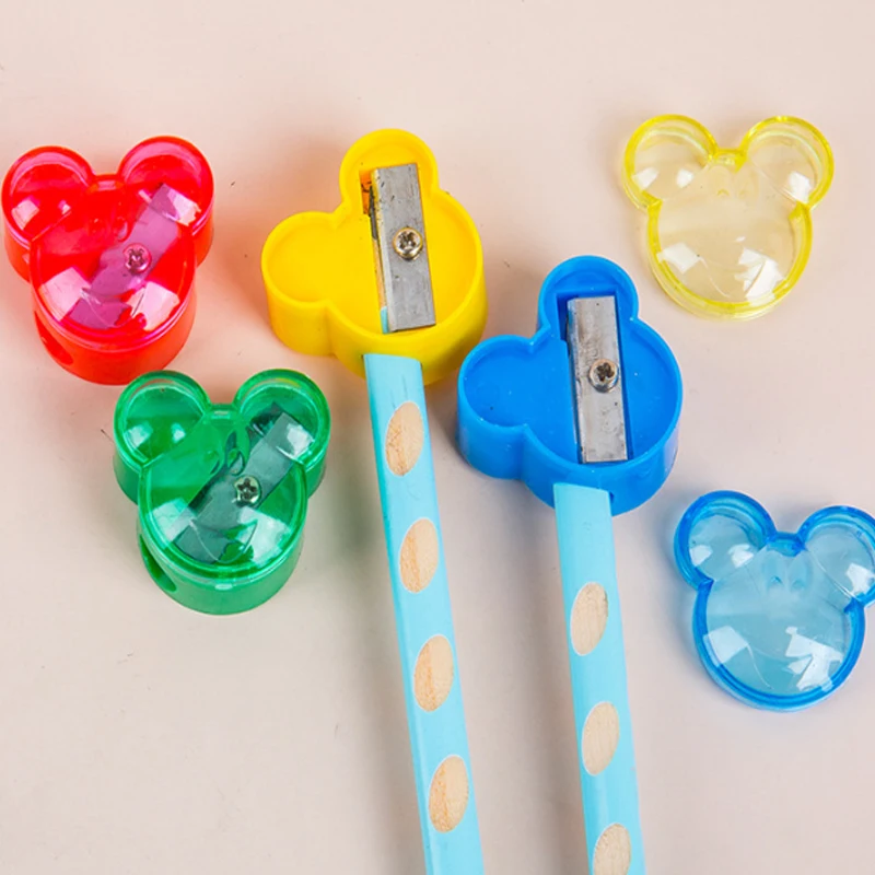 Disney-Mickey-Mouse-Head-Shape-Pencil-Sharpener-Hand-Shaking-Pencil ...