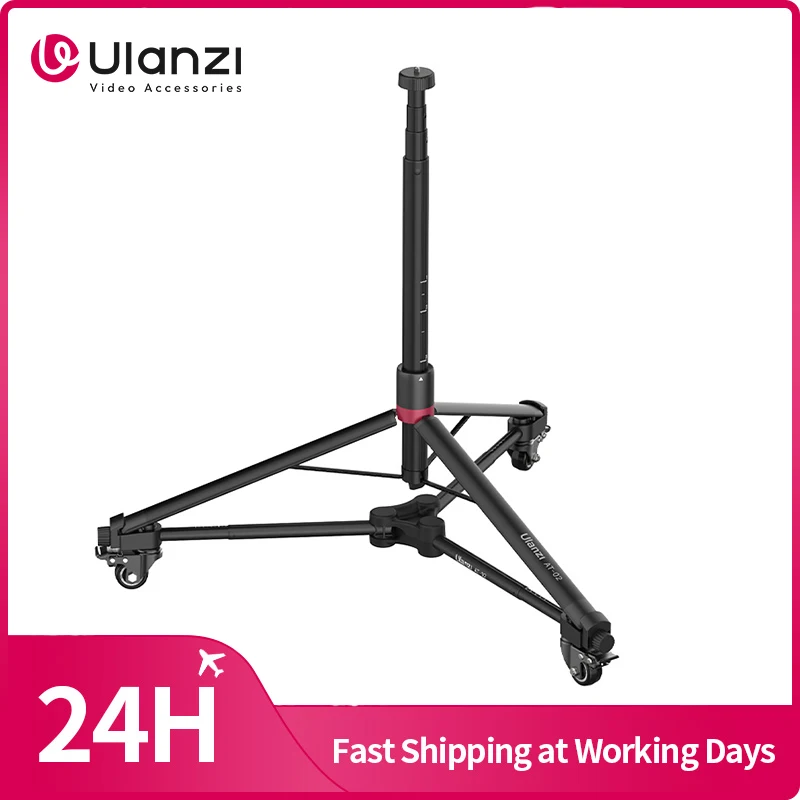 Ulanzi-AT-02-Portable-Tripod-Dolly-Kit-Quick-moving-Tripod-Light-Stand ...