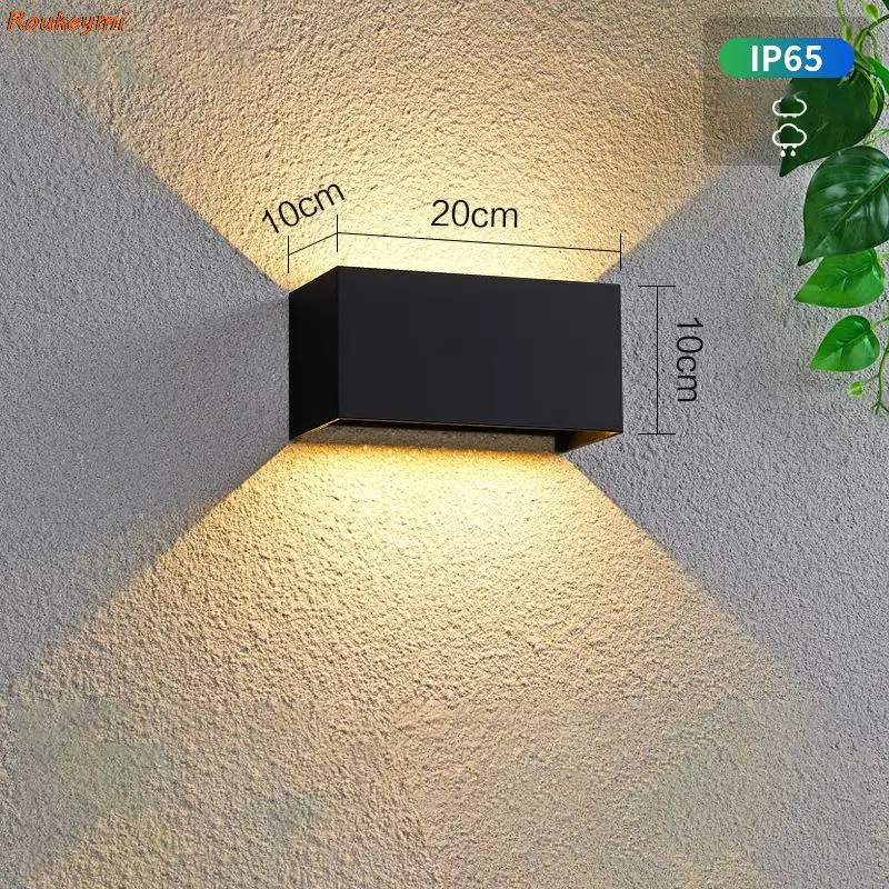 LED-Waterproof-24W-LED-Wall-Lamps-Black-White-Color-Shell-IP65 ...