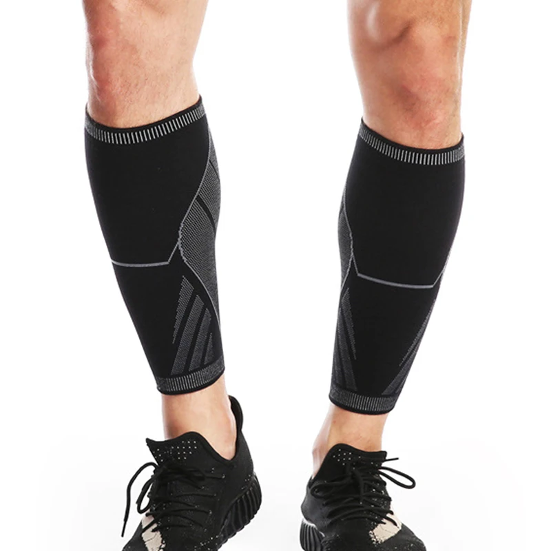 Unisex-Sport-Elastic-Compression-Anti-Slip-Calf-Legs-Brace-Support ...