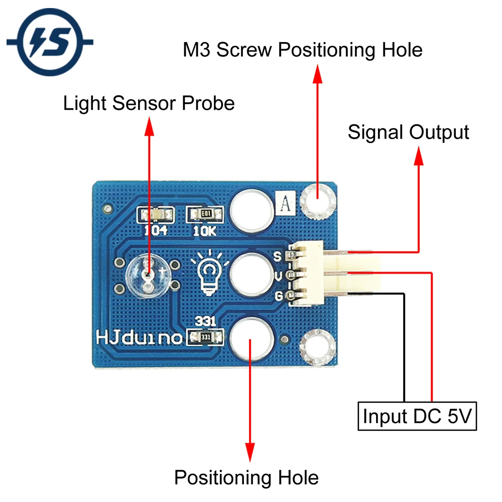Analog-Light-Sensor-Intensity-Detector-Photosensitive-for-MCU-Control ...