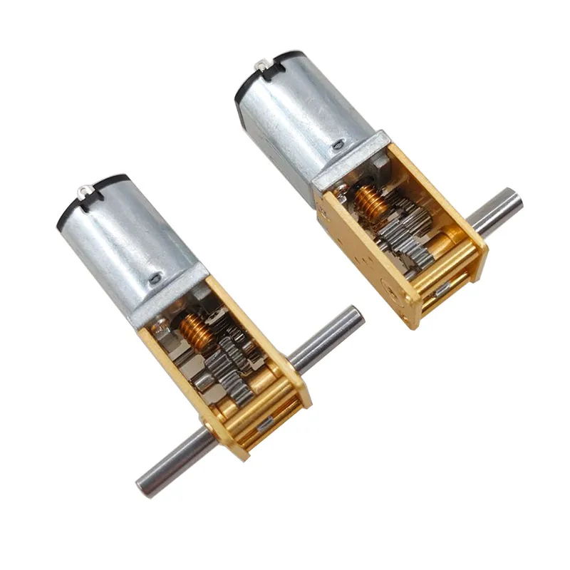 Self-Locking-Worm-Gear-1218-N20-Miniature-DC-Reduction-Gear-Motor-12V ...