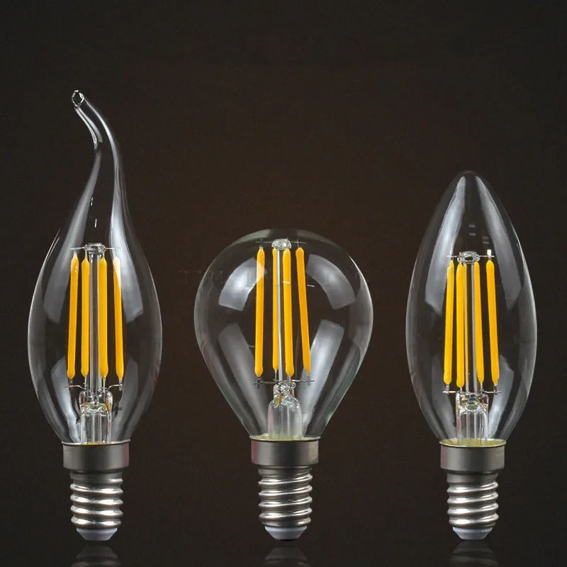 Vintage-Edison-Filament-Bulb-C35-E27-220V-12W-8W-4W-Retro-E14-C35L-Led ...