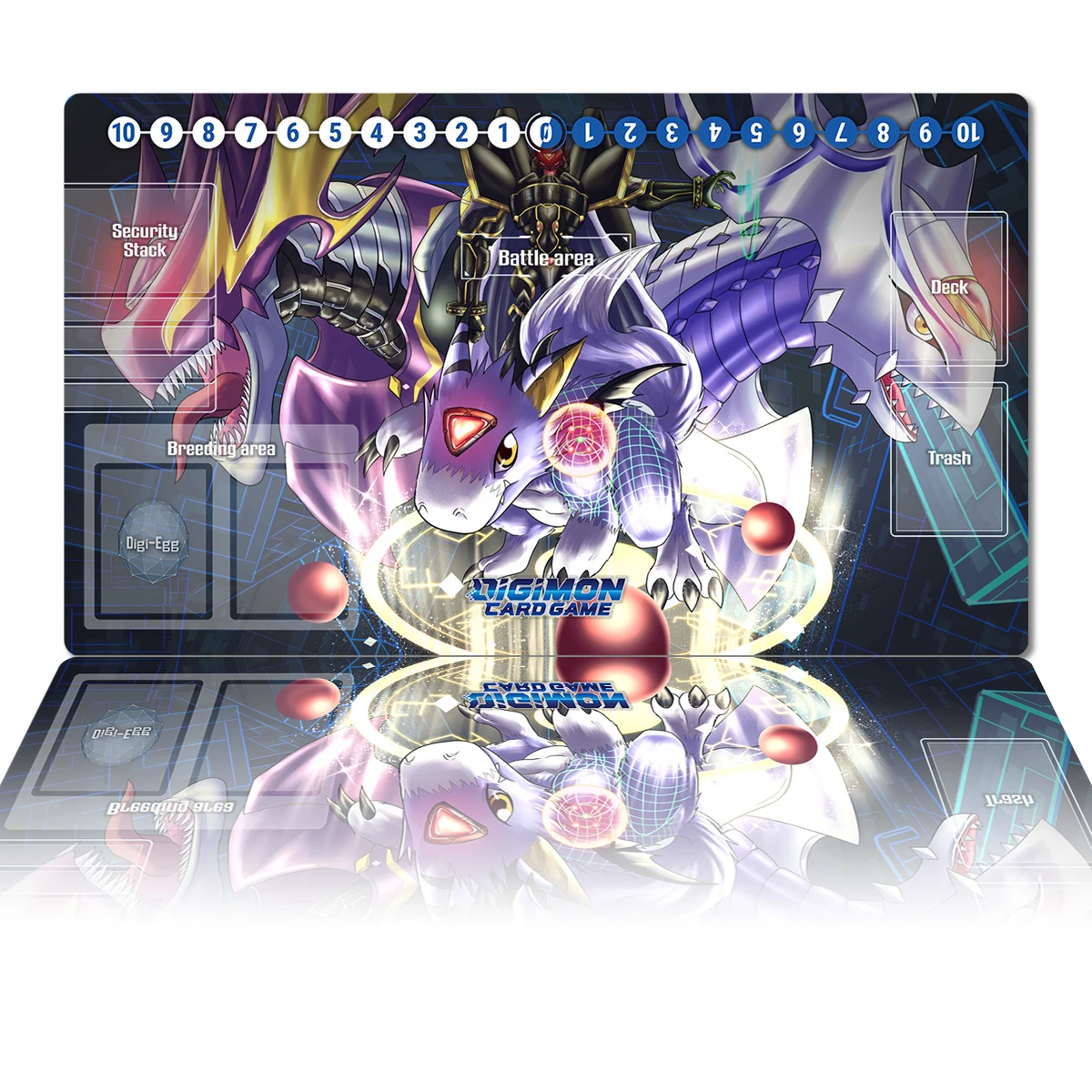 Digimon-Playmat-Dorumon-Mat-DTCG-TCG-CCG-alfombrilla-de-rat-n-de-Anime ...