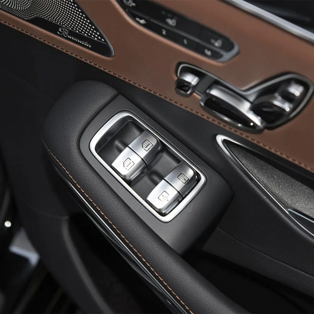 A2229059808-Power-Window-Control-Switch-Regulator-Button-Brown-Black ...