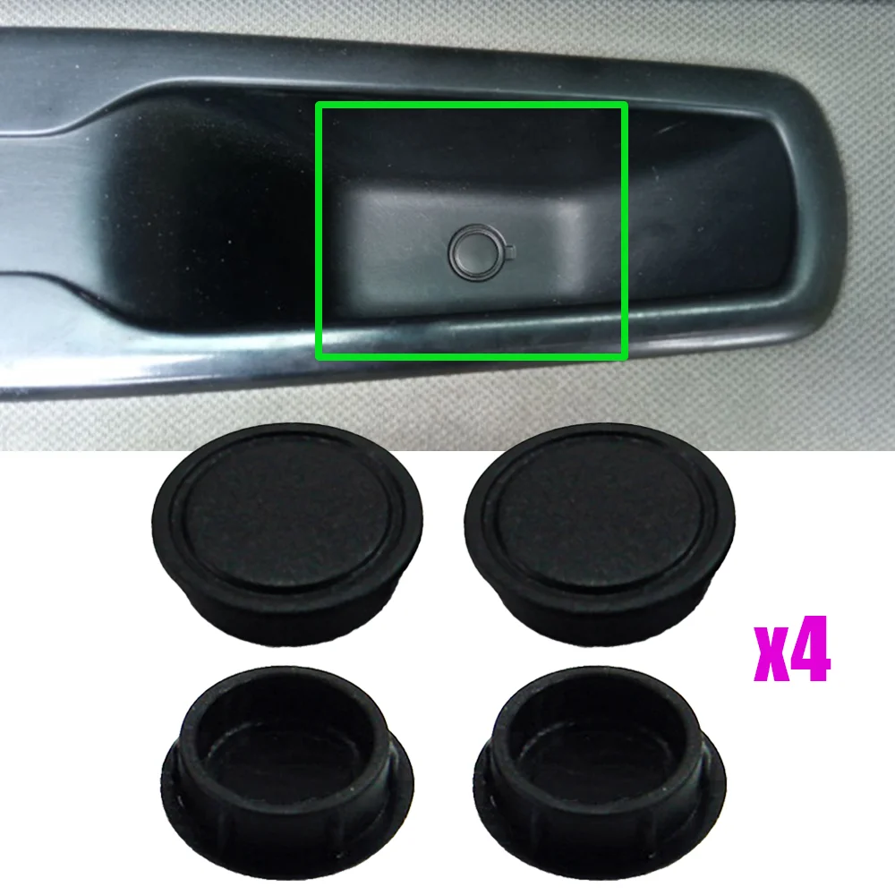 4Pcs 7703074513 Interior Front Door Handle Storage Box Screw Plug Cap ...