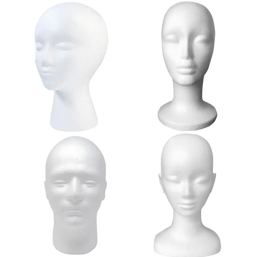 1PC-Foam-Wig-Head-Model-Mannequin-Dummy-Wig-Glasses-Hat-Display-Stand ...