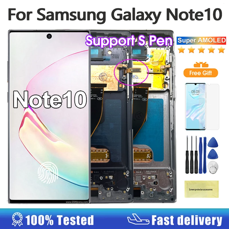 Pantalla-t-ctil-AMOLED-para-Samsung-Note-10-4G-5G-LCD-N970F-N9700-N971U ...