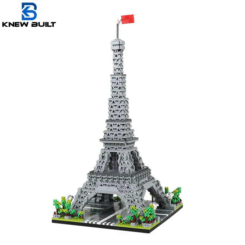 KNEW-BUILT-Pairs-Eiffel-Tower-Micro-Mini-Block-Building-Blocks-for ...