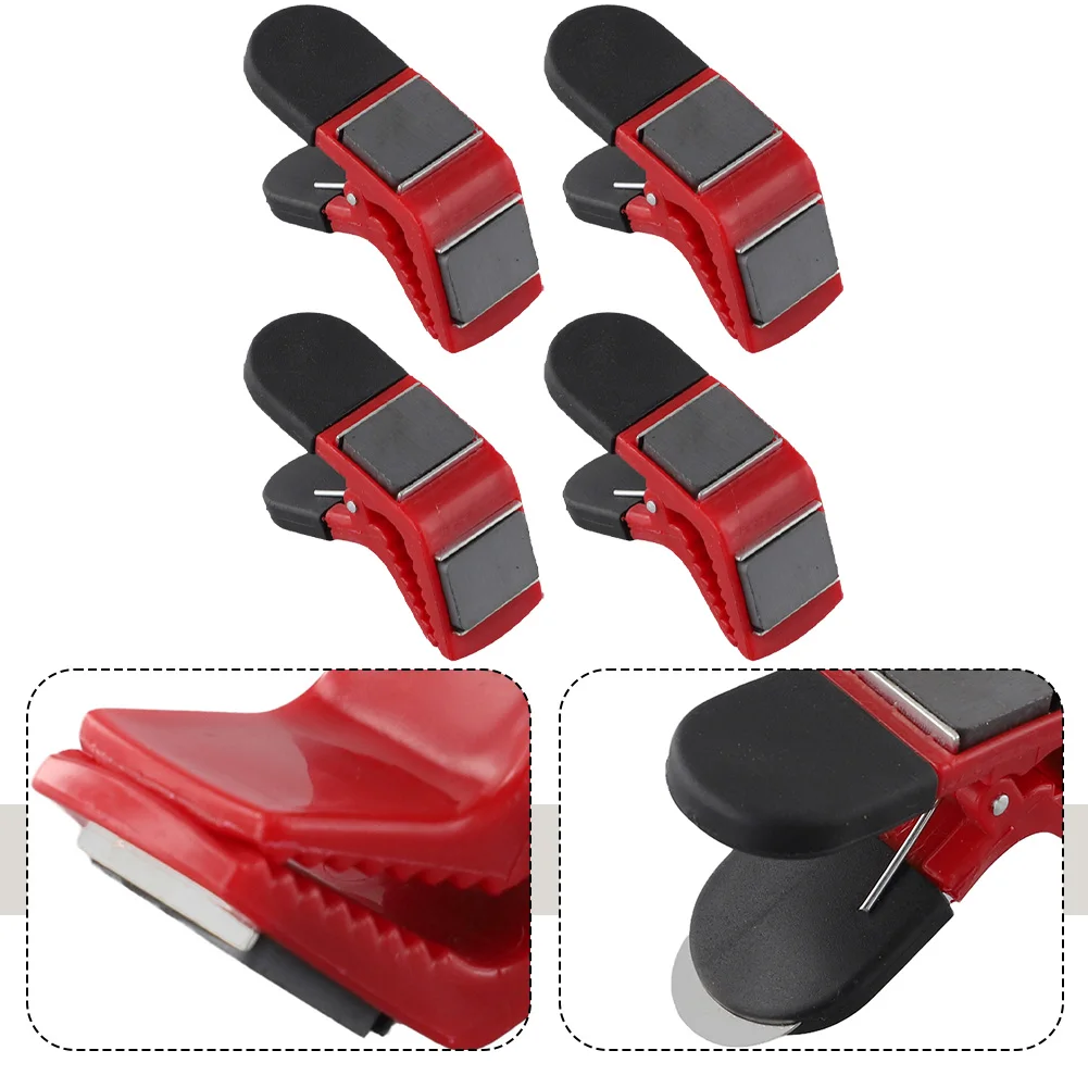 4PCS Paint Brush Clamp Magnetic Paint Brush Holder Clips Tin Opener ...