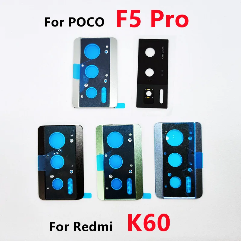 For-Xiaomi-POCO-F5-Pro-Rear-Back-Camera-Glass-Lens-With-Cover-Frame ...