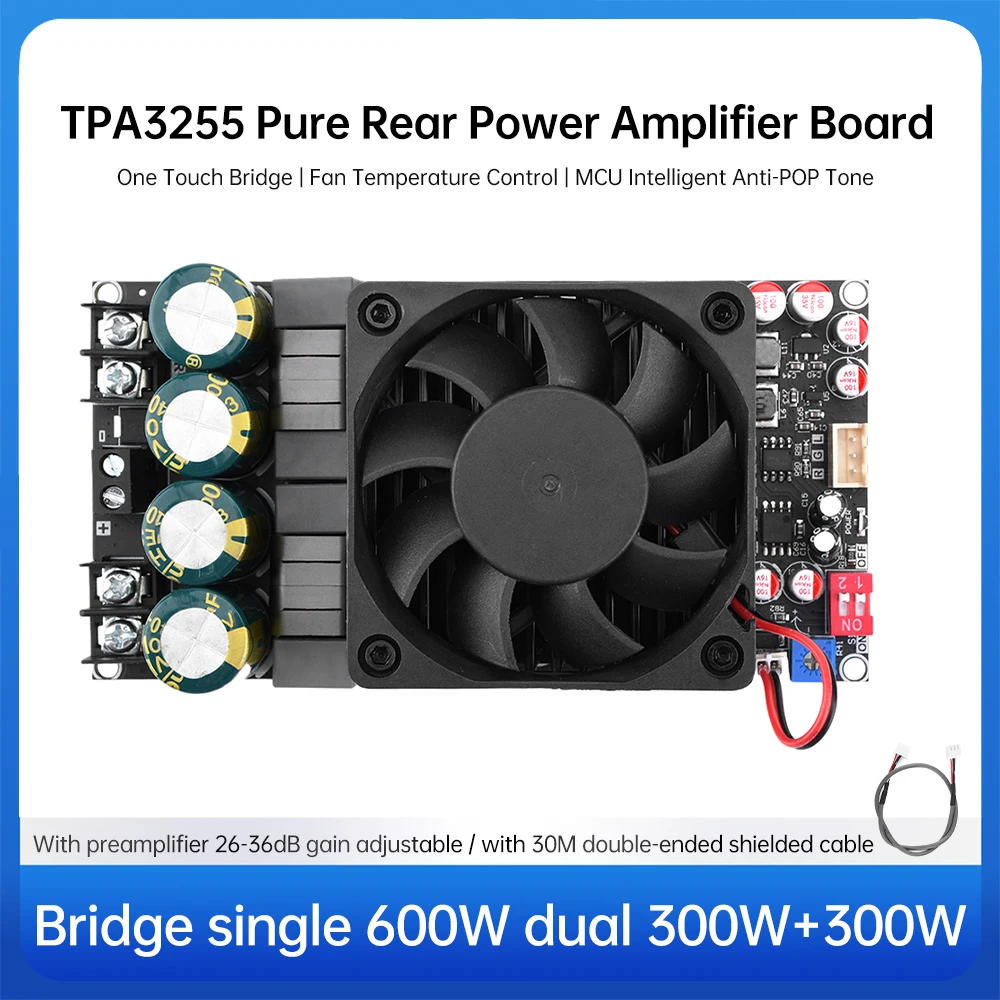 ZK-3002-TPA3255-Pure-Rear-Level-Digital-Sound-Amplifier-Board-300W-x2 ...