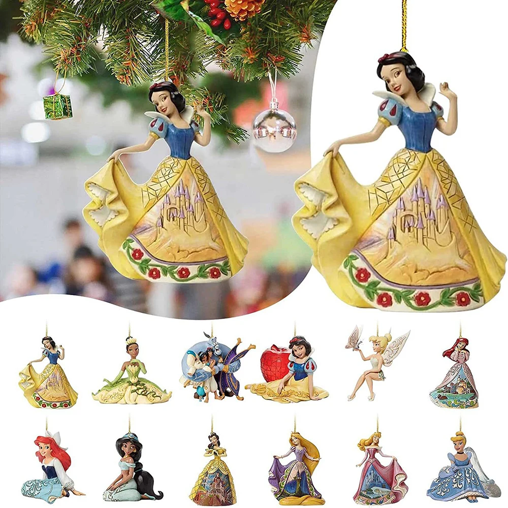2023-Disney-Christmas-Tree-Ornament-Acrylic-Plane-Toys-Pendant-Cartoon ...