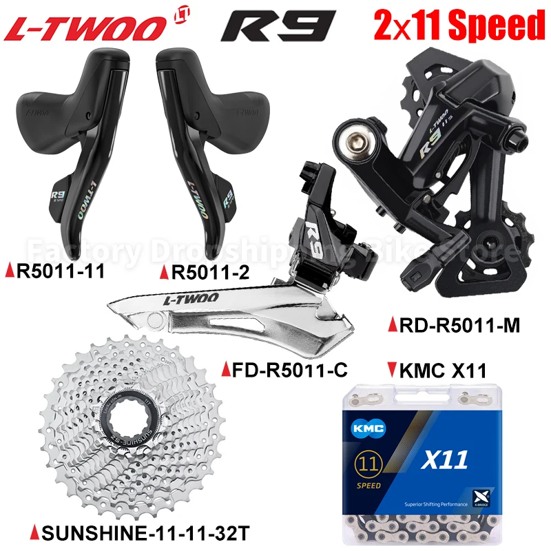 LTWOO-R9-2X11-Speed-Road-Bike-Mechanical-Brake-Dual-Control-Lever-11V ...