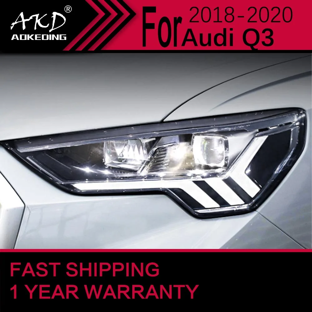 Car-Lights-for-Audi-Q3-LED-Headlight-2018-2020-Q3-Head-Lamp-Drl-Dynamic ...