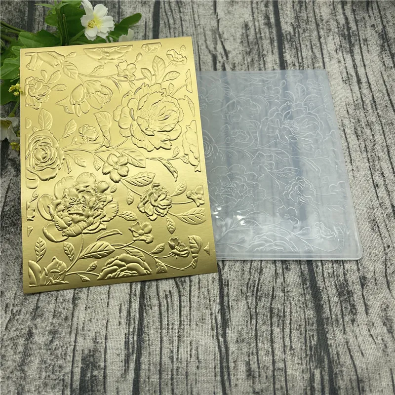 Flower3D Country floral 3D Embossing Folder Embossed Forder for ...