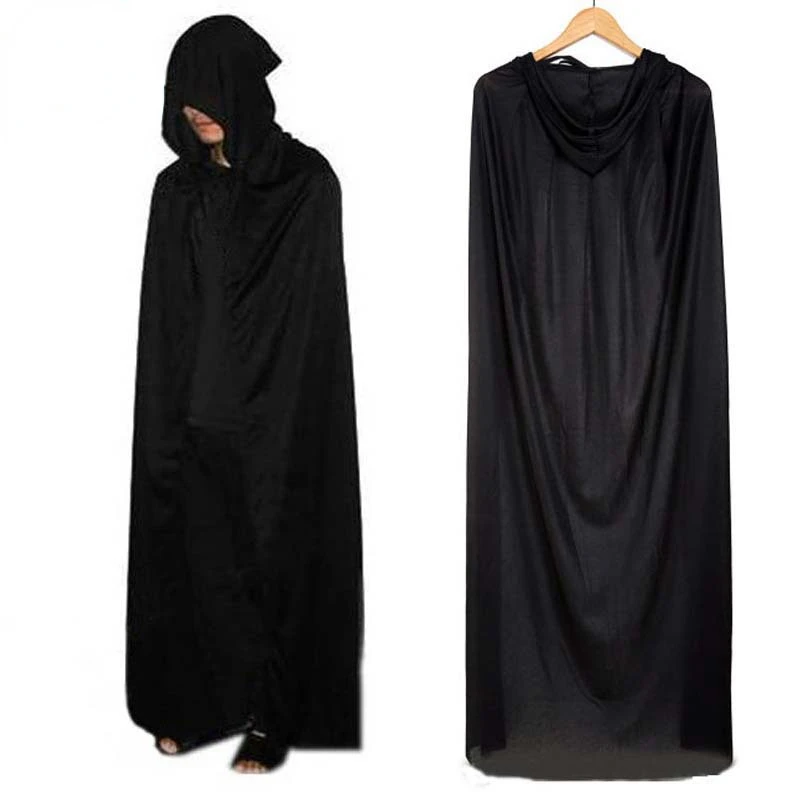 Adult-Halloween-Cloak-Hooded-Medieval-Costume-Witch-Wicca-Vampire ...
