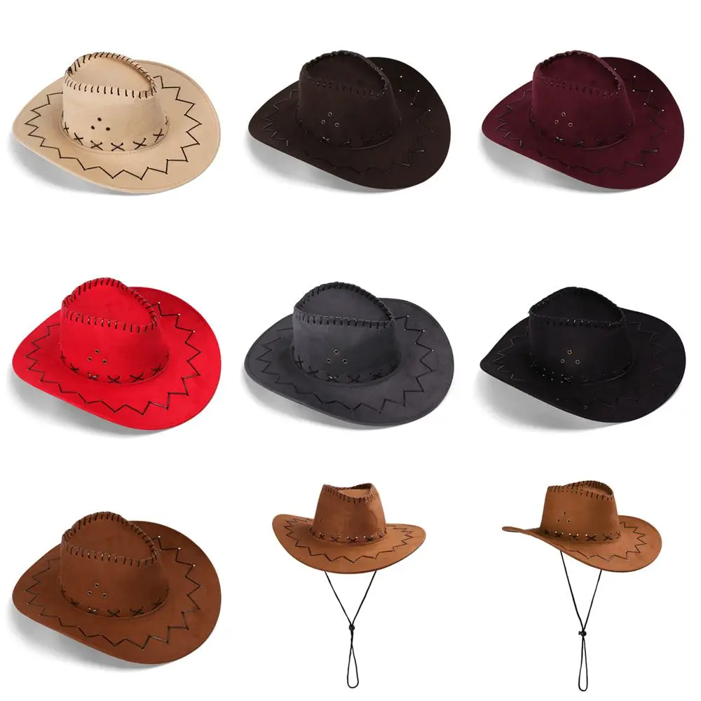 Unisex-Cowboy-Hat-Suede-Fashion-Cowboy-Cap-Womens-Mens-Hat-Practical ...