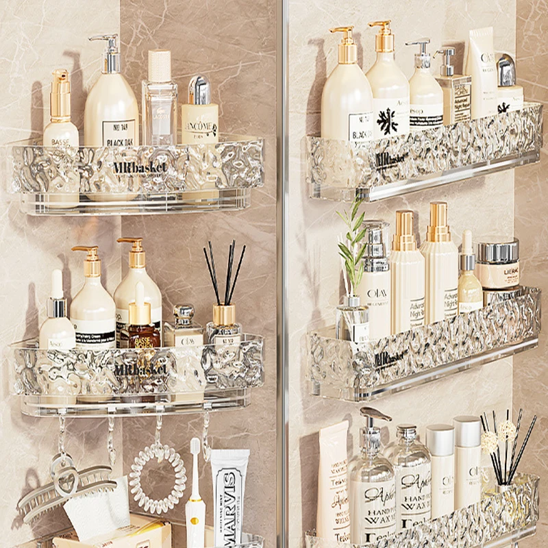 Washstand-Cosmetics-Storage-Rack-Acryli-Shower-Storage-Rack-Bathroom ...