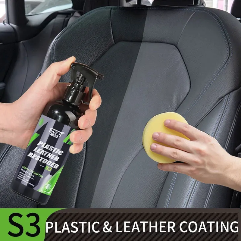 Car Interior Cleaner Long Lasting Maintain Gloss Auto Detailing Quick Coating Protection HGKJ S3 ...