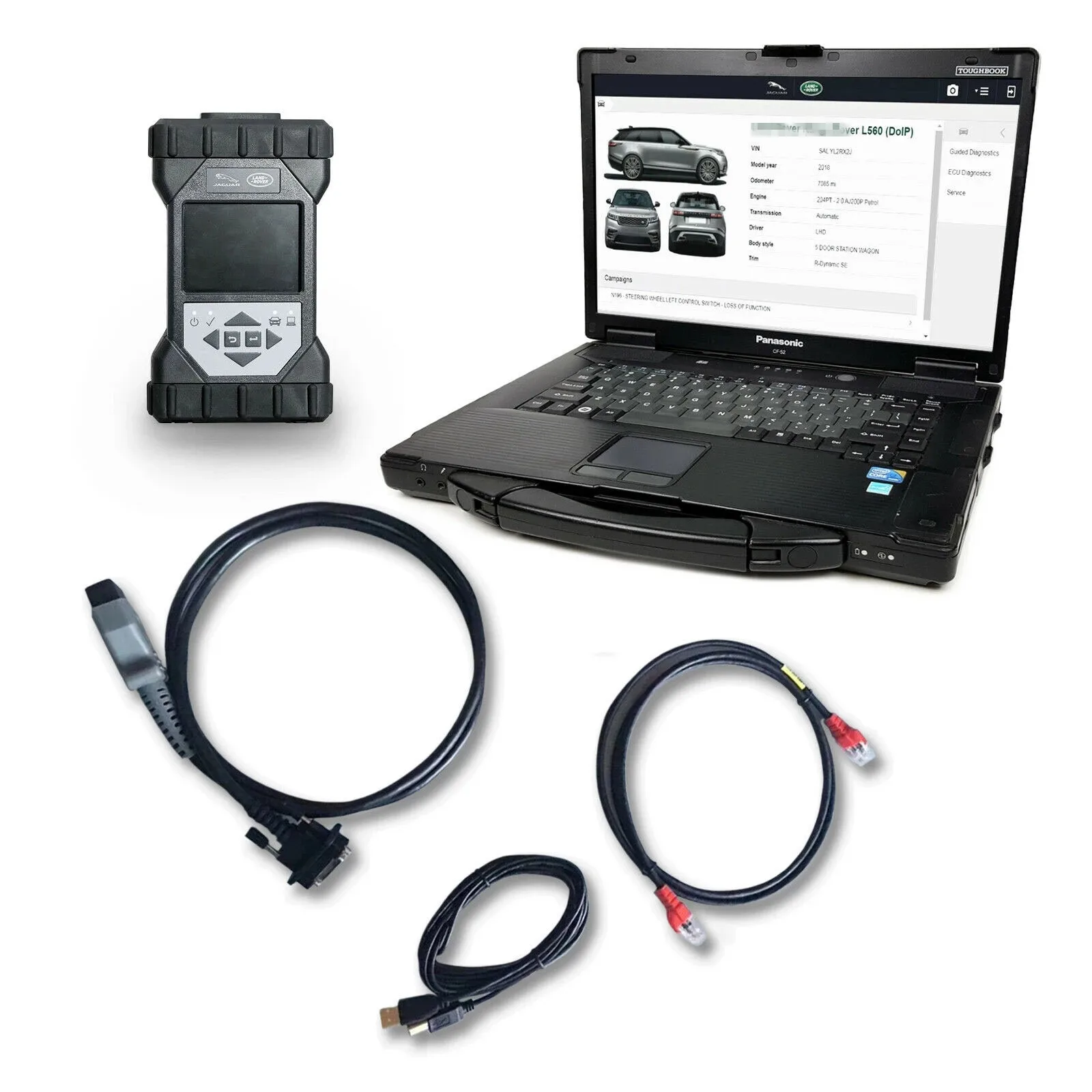 JLR DoiP VCI SDD Pathfinder Interface Plus Panasonic CF53 Laptop auto ...