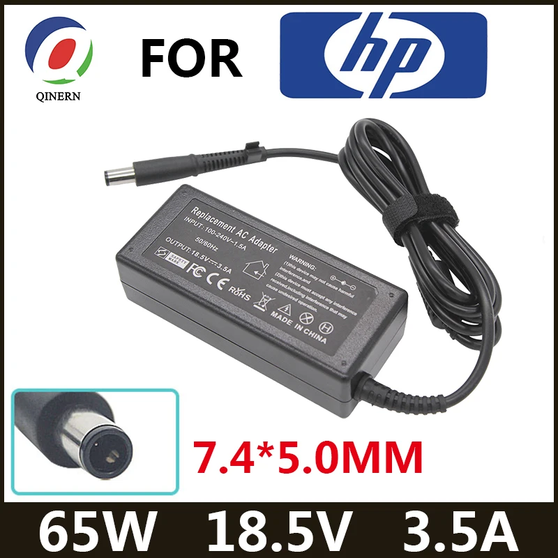 18.5V 3.5A 7.4*5.0mm 65W AC Laptop Adapter Charger for For HP Compaq ...