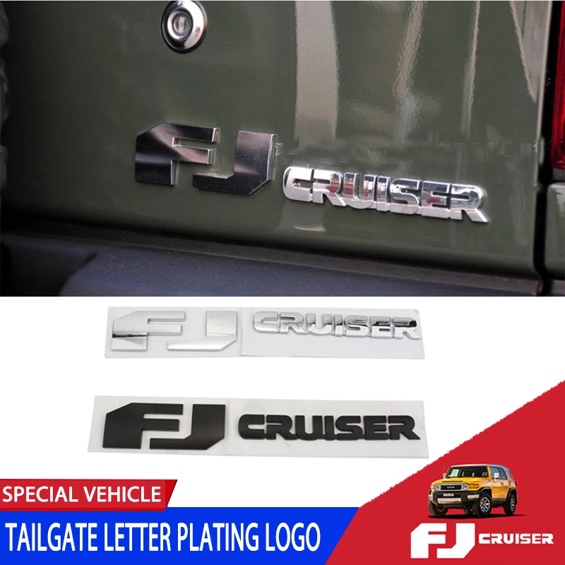 3d For Toyota Fj Cruiser Rear Trunk Body Emblem Badge Stickers Fj ...