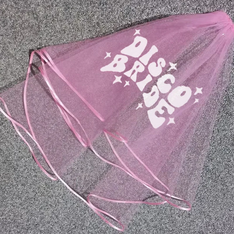 Velo-Rosa-Retro-de-Bach-para-novia-fiesta-de-despedida-de-soltera ...