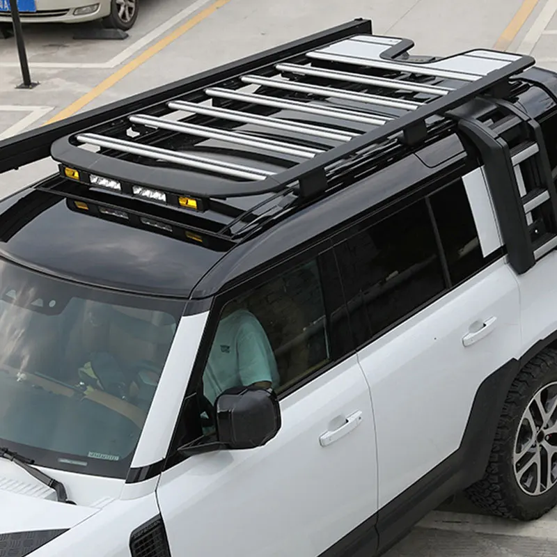 New Style Aluminum Alloy Roof Basket for Land Rover Defender 90 110 ...