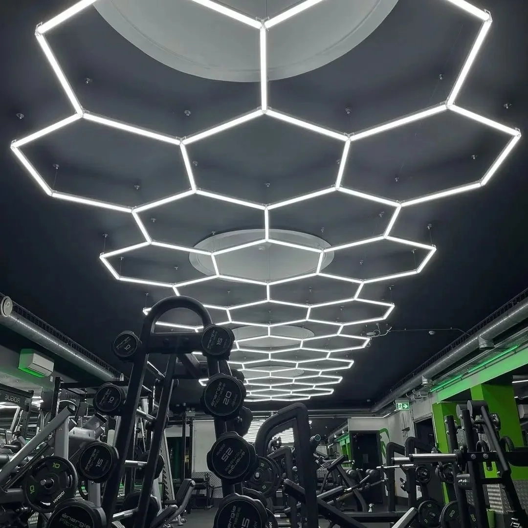Honeycomb-Led-Light-Garage-Light-Hexagon-Led-lamp-110V-240V-Led-Ceiling ...