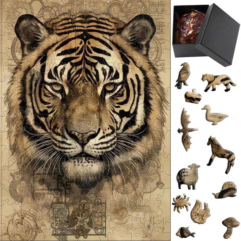 Tiger-Children-Games-Parent-Interaction-Learning-Education-3d-Wooden ...