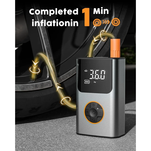 TGBOX Tire Inflator Portable Air Compressor, 150 PSI Fast, 54% OFF