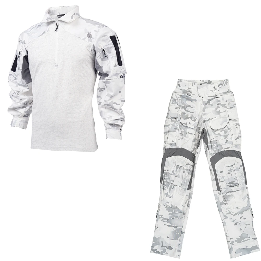 MCAP snow camouflage Combat Breathable Frog Skin Top & G3 ...