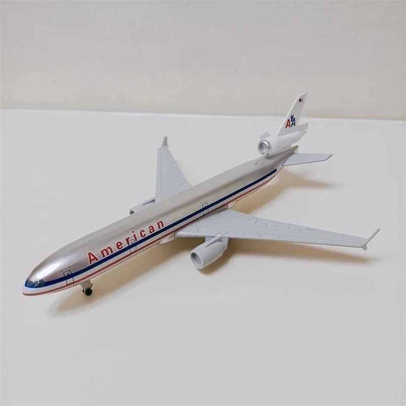 New-20CM-US-MD-11-MD11-Aircraft-Model-Toys-with-Base-Alloy-Diecast ...