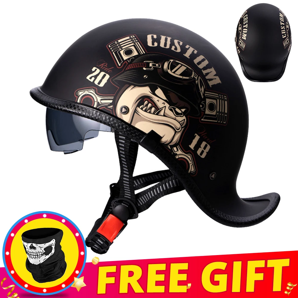 Neuer-retro-helm-halb-gesicht-windschutz-scheibe-motorrad-helm-hd ...