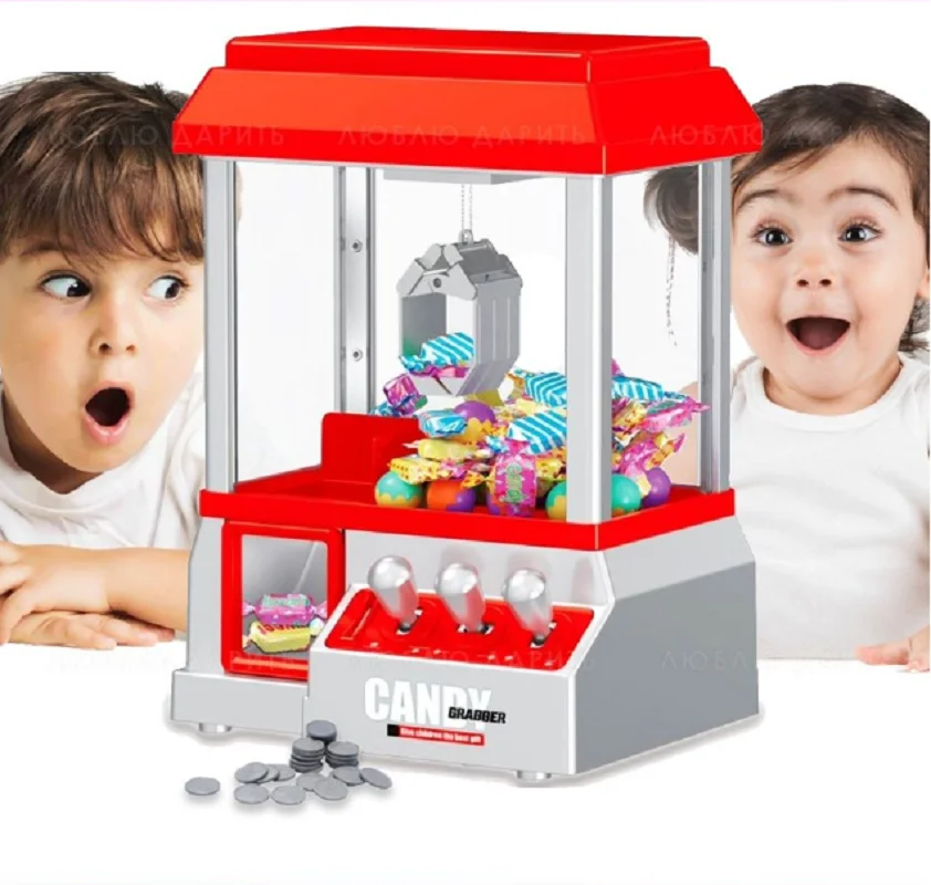 Cheap-Gift-Claw-Machine-Coin-Operate-Arcade-Game-W-Sound-Plush-Stuff ...