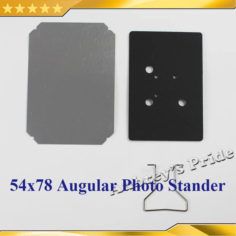 100-Sets-Blank-Photo-Stander-Button-Angular-Corner-54x78mm-Rectangular ...