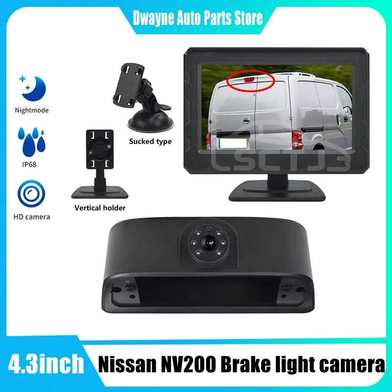 Car 3rd High Mount Reversing Camera Replacement Brake Light Rear View ...