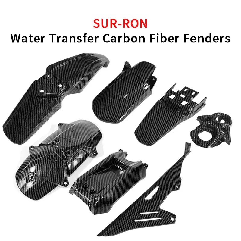 Para Surron Sur-ron Transferência De Água Fibra Carbono Fender Interior ...