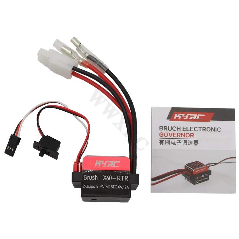 1060-60A-Waterproof-Brushed-ESC-Speed-Controller-Forward-Brake-Reverse ...
