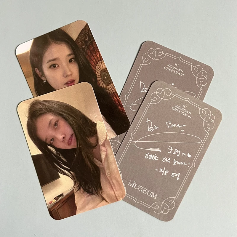 2pcs-set-Kpop-IU-Lomo-Cards-2023-SEASON-S-GREETINGS-Lomo-Card-HD ...