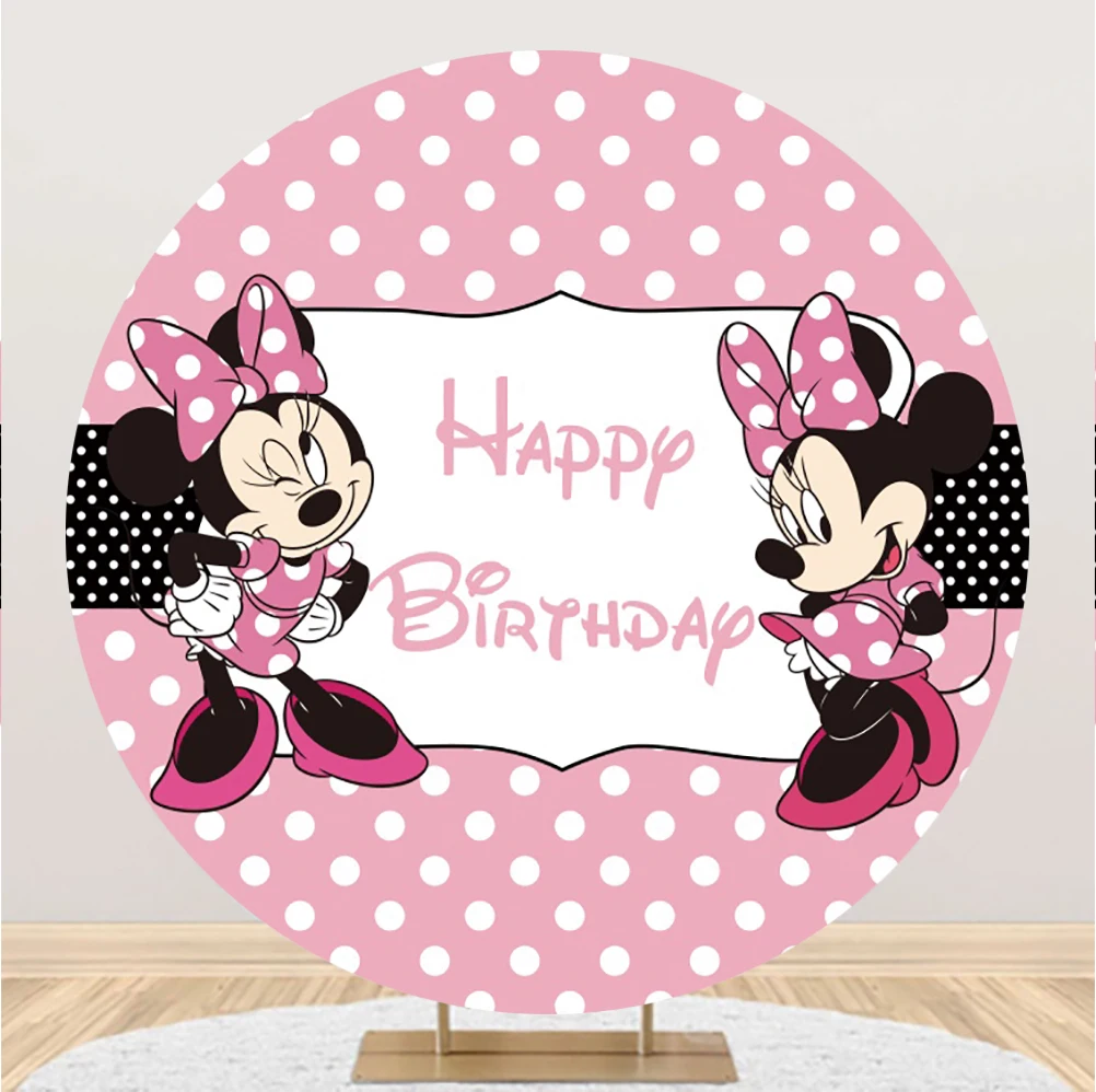 Minnie Mouse Pink Birthday Wallpaper