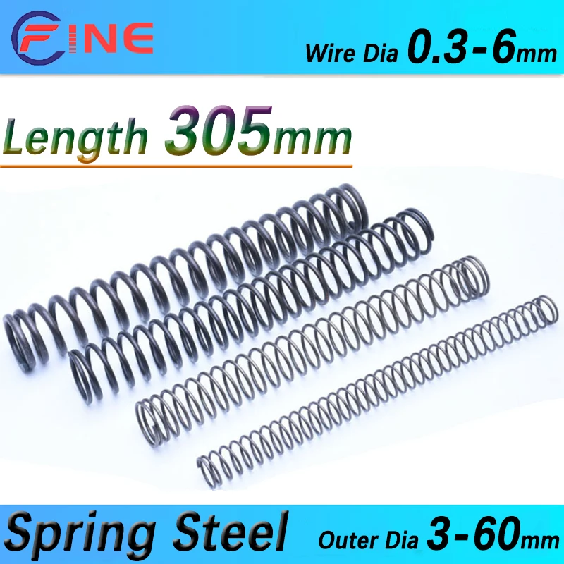 Length-305mm-Compression-Spring-Tension-Expanding-Pressure-Spring-Y ...
