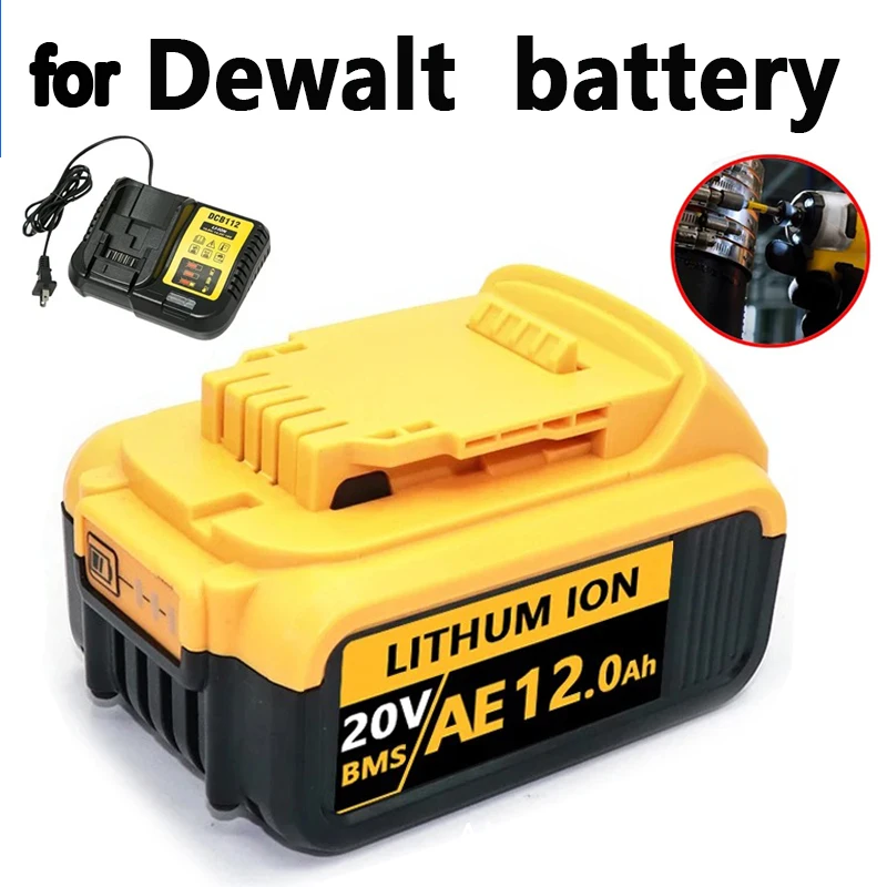 For-18V-20-Volt-MAX-6-0Ah-8-0Ah-12-0Ah-DCB200-Replacement-Li-ion ...
