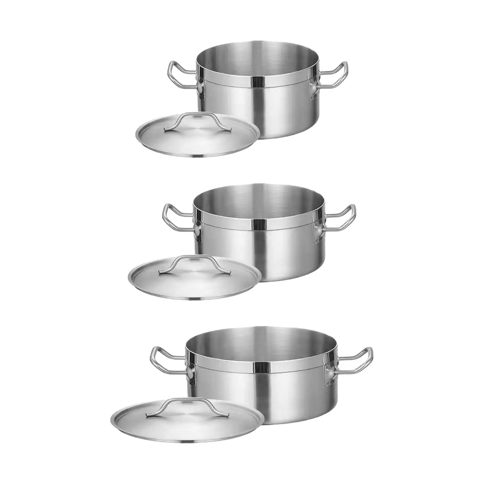 Stainless-Steel-Stockpot-Soup-Pot-Casserole-Pot-Deep-Pot-Double-Handles ...