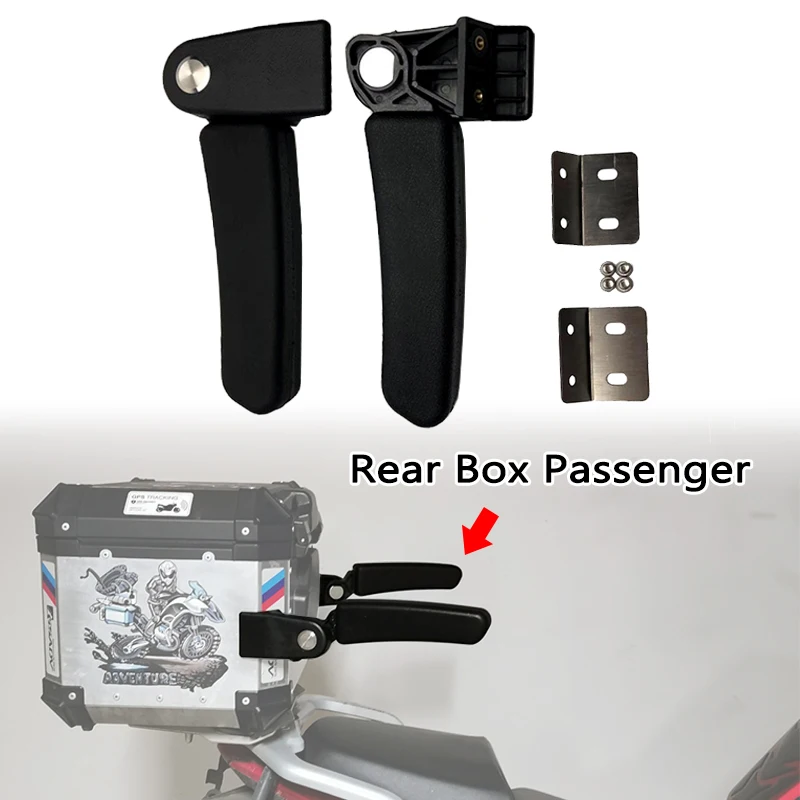 2022 New Motorcycle Aluminum Rear Box Passenger Armrest Tail Box ...