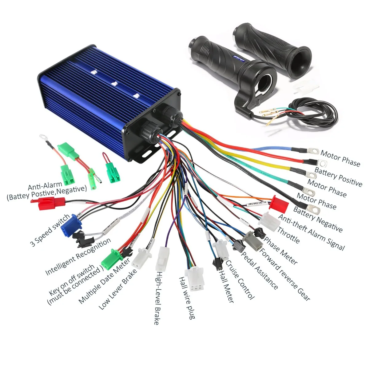 36V-48V-60V-72V-60A-350W-3000W-Brushless-Controller-40A-Throttle ...