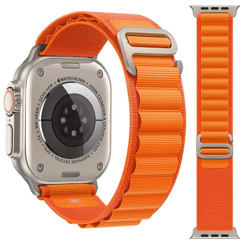 Нейлоновый ремешок Alpine Loop для Apple Watch Ultra | AliExpress